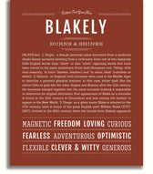Blakely | Name Art Print – Name Stories