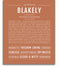Blakely | Name Art Print – Name Stories