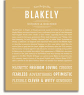 Blakely | Name Art Print – Name Stories