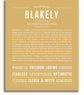 Blakely | Name Art Print – Name Stories
