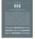 Bob | Name Art Print – Name Stories