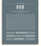 Bob | Name Art Print – Name Stories