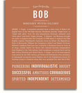 Bob | Name Art Print – Name Stories