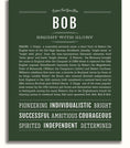 Bob | Name Art Print – Name Stories