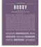 Bobby | Name Art Print – Name Stories
