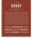 Bobby | Name Art Print – Name Stories