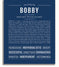 Bobby | Name Art Print – Name Stories