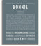 Bonnie | Name Art Print – Name Stories