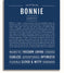 Bonnie | Name Art Print – Name Stories