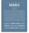 Bonnie | Name Art Print – Name Stories