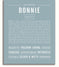 Bonnie | Name Art Print – Name Stories