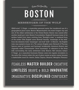 Boston | Name Art Print – Name Stories