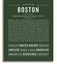 Boston | Name Art Print – Name Stories