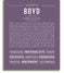 Boyd Personalized Name Meaning Art Prints – Name Stories