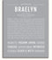 Braelyn | Name Art Print – Name Stories