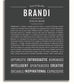 Brandi | Name Art Print – Name Stories