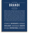 Brandi | Name Art Print – Name Stories