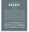 Brandy Personalized Name Meaning Art Prints – Name Stories