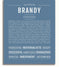 Brandy Personalized Name Meaning Art Prints – Name Stories