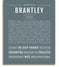 Brantley | Name Art Print – Name Stories