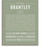 Brantley | Name Art Print – Name Stories