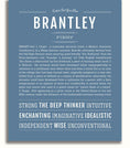 Brantley | Name Art Print – Name Stories