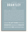Brantley | Name Art Print – Name Stories