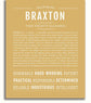 Braxton | Name Art Print – Name Stories