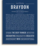 Braydon | Name Art Print – Name Stories