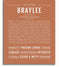 Braylee | Name Art Print – Name Stories