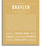 Braylen | Name Art Print – Name Stories