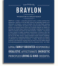 Braylon | Name Art Print – Name Stories