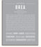 Brea | Name Art Print – Name Stories