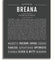 Breana | Name Art Print – Name Stories