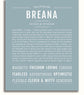 Breana | Name Art Print – Name Stories