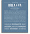 Breanna | Name Art Print – Name Stories