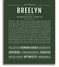 Breelyn | Name Art Print – Name Stories