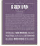 Brendan | Name Art Print – Name Stories