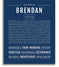 Brendan | Name Art Print – Name Stories