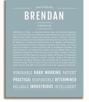 Brendan | Name Art Print – Name Stories