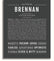 Brennan | Name Art Print – Name Stories