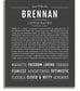 Brennan | Name Art Print – Name Stories