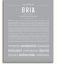 Bria | Name Art Print – Name Stories