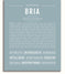 Bria | Name Art Print – Name Stories