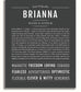 Brianna | Name Art Print – Name Stories