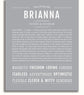 Brianna | Name Art Print – Name Stories
