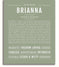 Brianna | Name Art Print – Name Stories