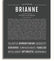 Brianne | Name Art Print – Name Stories