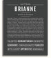 Brianne | Name Art Print – Name Stories