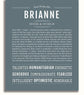 Brianne | Name Art Print – Name Stories